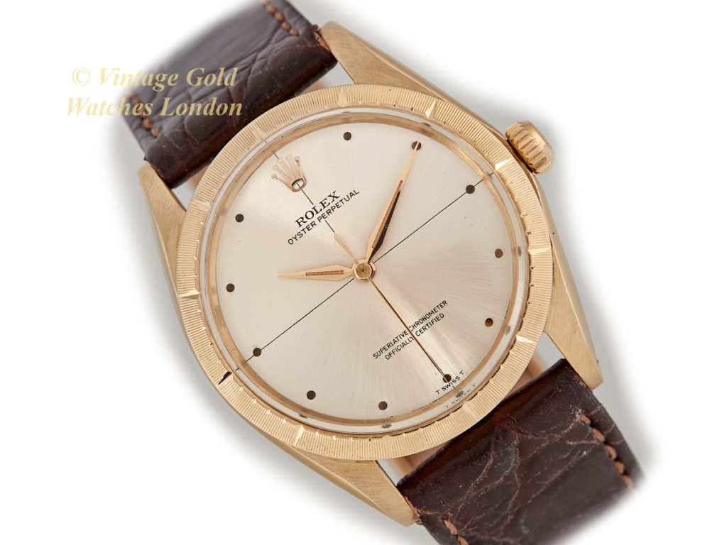 Rolex Oyster Perpetual Zephyr 14ct 1959 | Vintage Gold Watches