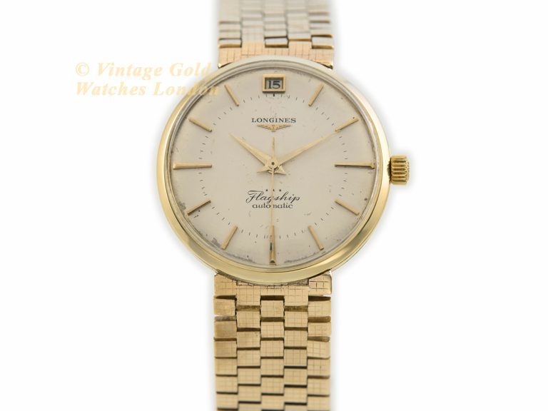 Longines Flagship Automatic Date Ref.2407 9ct 1961 | Vintage Gold Watches