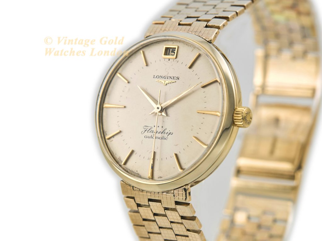 Longines Flagship Automatic Date Ref.2407 9ct 1961 | Vintage Gold Watches