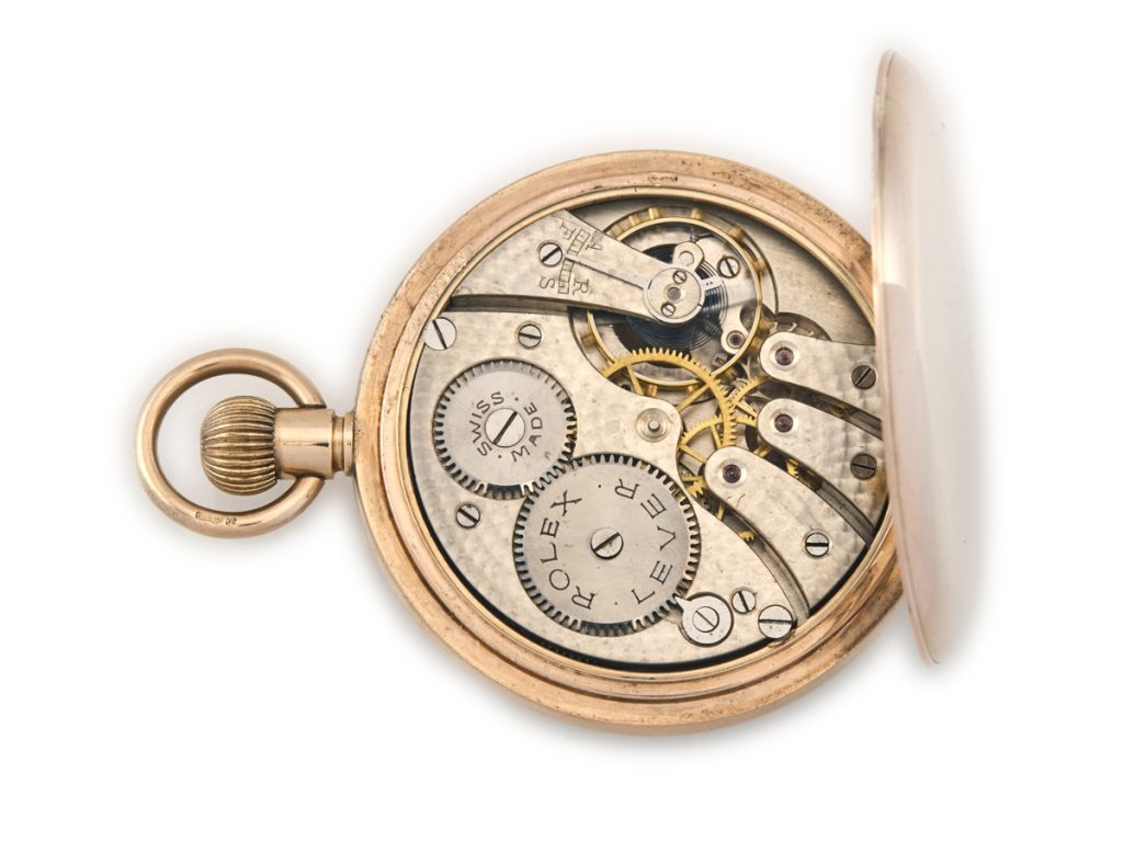 Rolex Pocket Watch 9ct Pink Gold 1924 | Vintage Gold Watches