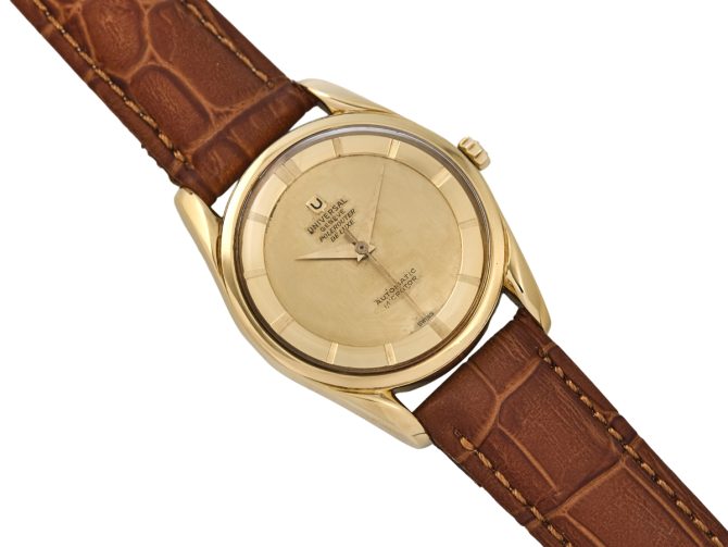 Universal Geneve Polerouter Deluxe Cal.215 18ct 1957 | Vintage Gold Watches