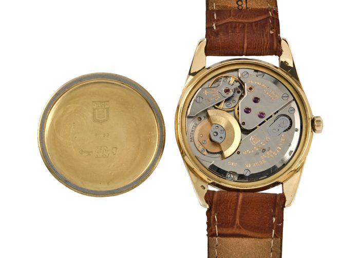 Universal Geneve Polerouter Deluxe Cal.215 18ct 1957 | Vintage Gold Watches