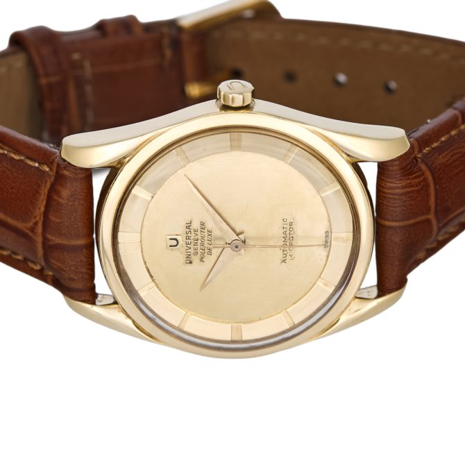 Universal Geneve Polerouter Deluxe Cal.215 18ct 1957 | Vintage Gold Watches